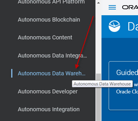 Getting started with Oracle Autonomous Data Warehouse (ADW) - data.KISS
