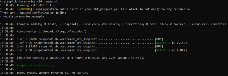 Materialization examples of Data Engineering with dbt - data.KISS